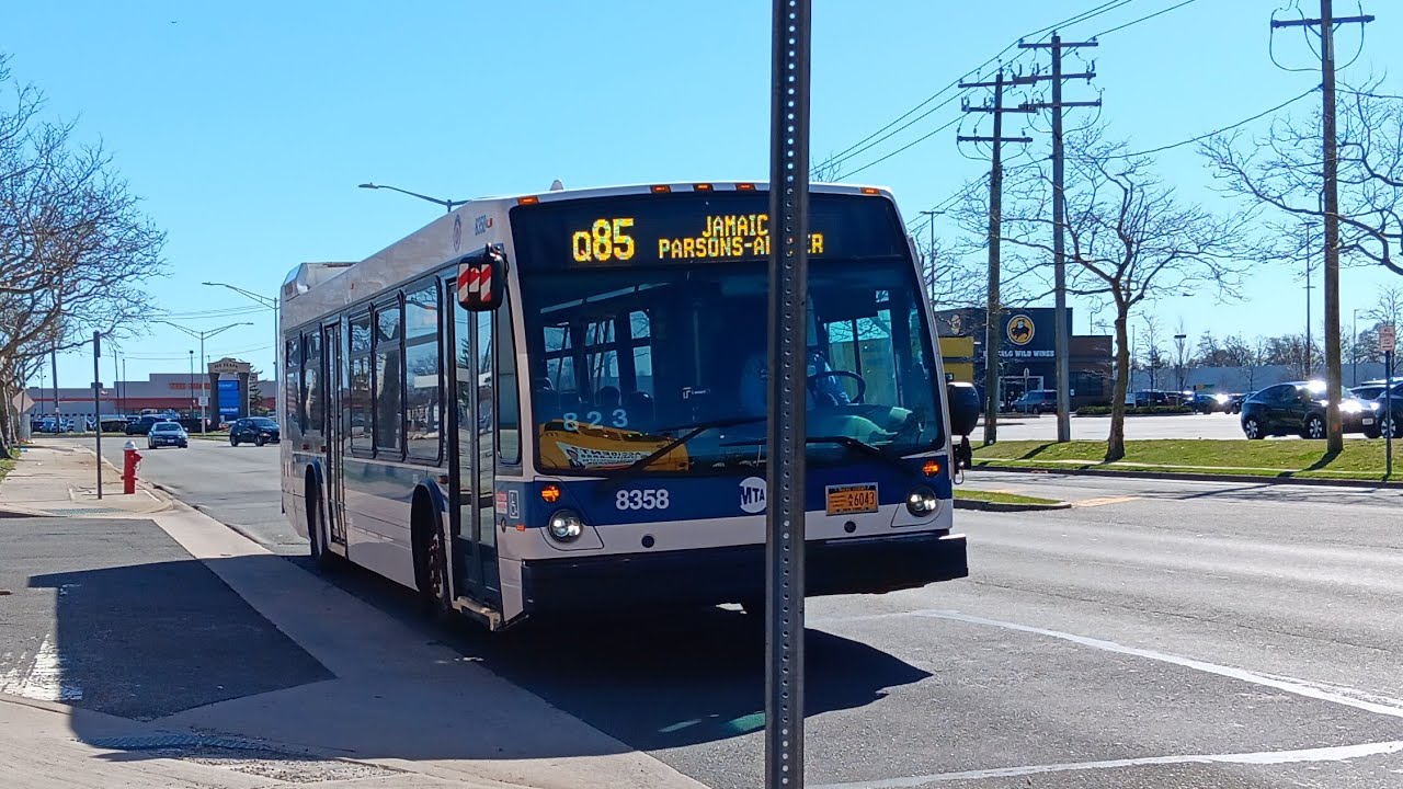 MTA: 2016 Novabus LFS 8358 Q85 Bus Ride To Jamaica - YouTube