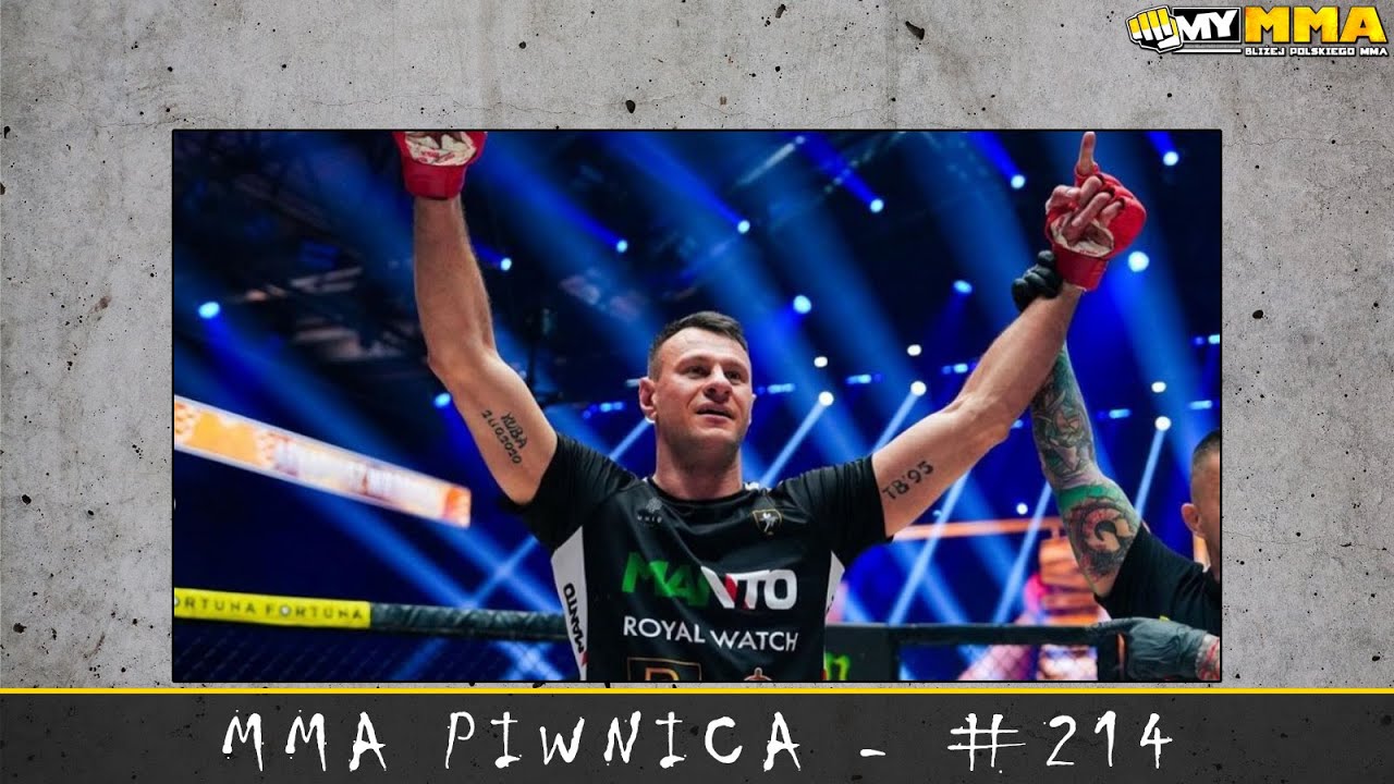 MMA Piwnica #214 - Podsumowanie gali KSW 90 | Du Plessis mistrzem UFC ...