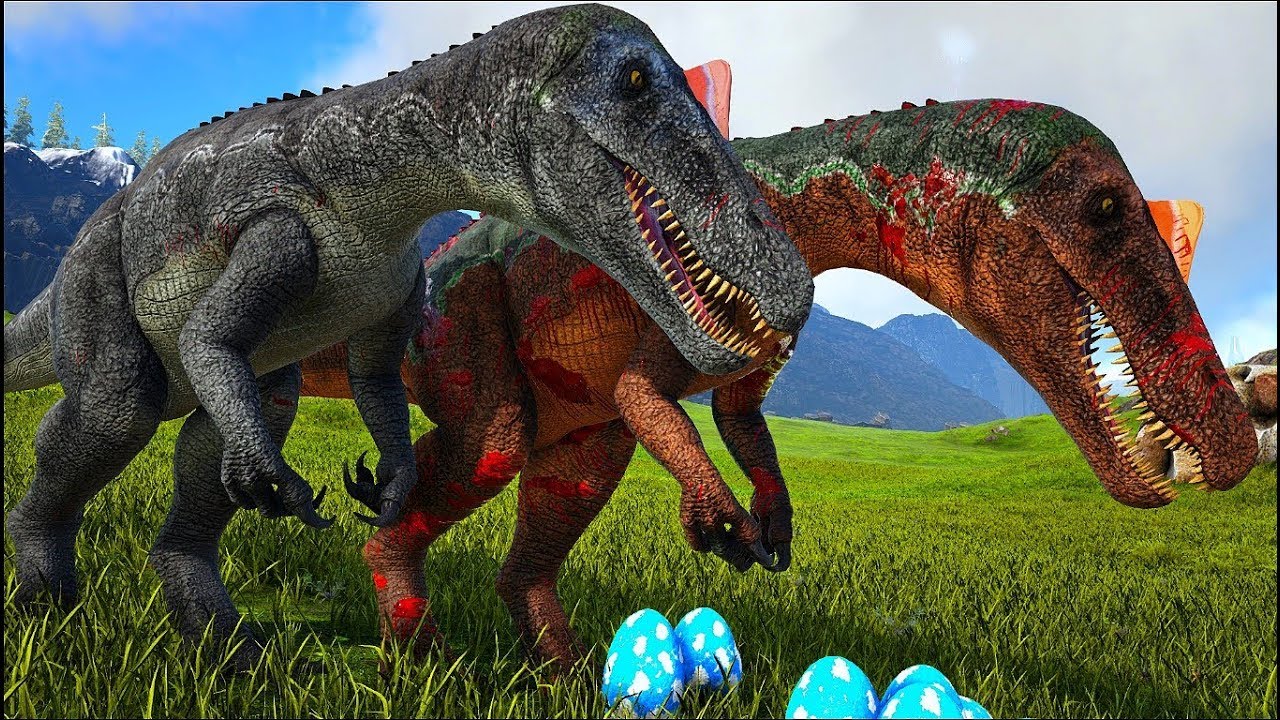 NOVO: Irritator, Protegendo a Mamãe e Cuidando dos Ovos ! ARK SURVIVAL ...