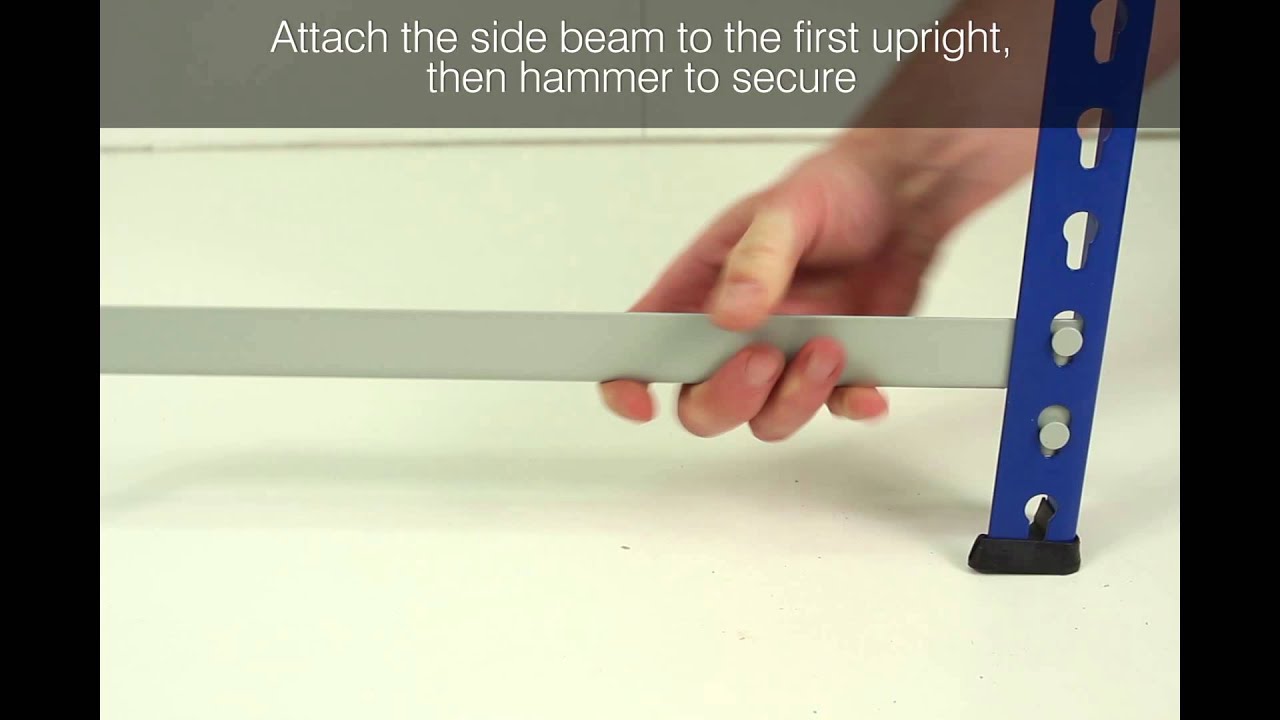 J-Rivet Shelving - assembly video - YouTube