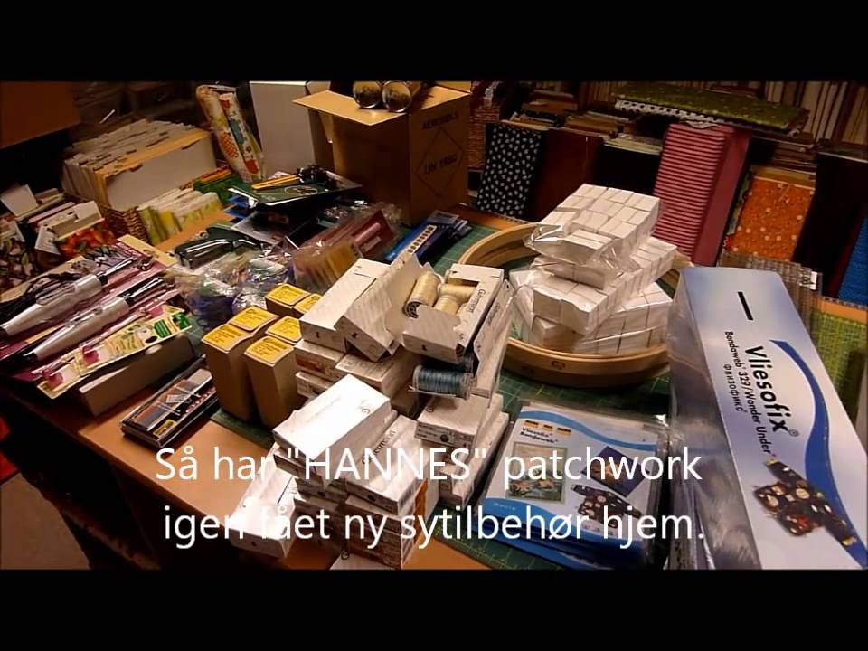Nyt sytilbehør i HANNES netbutik - alt til Patchwork - YouTube