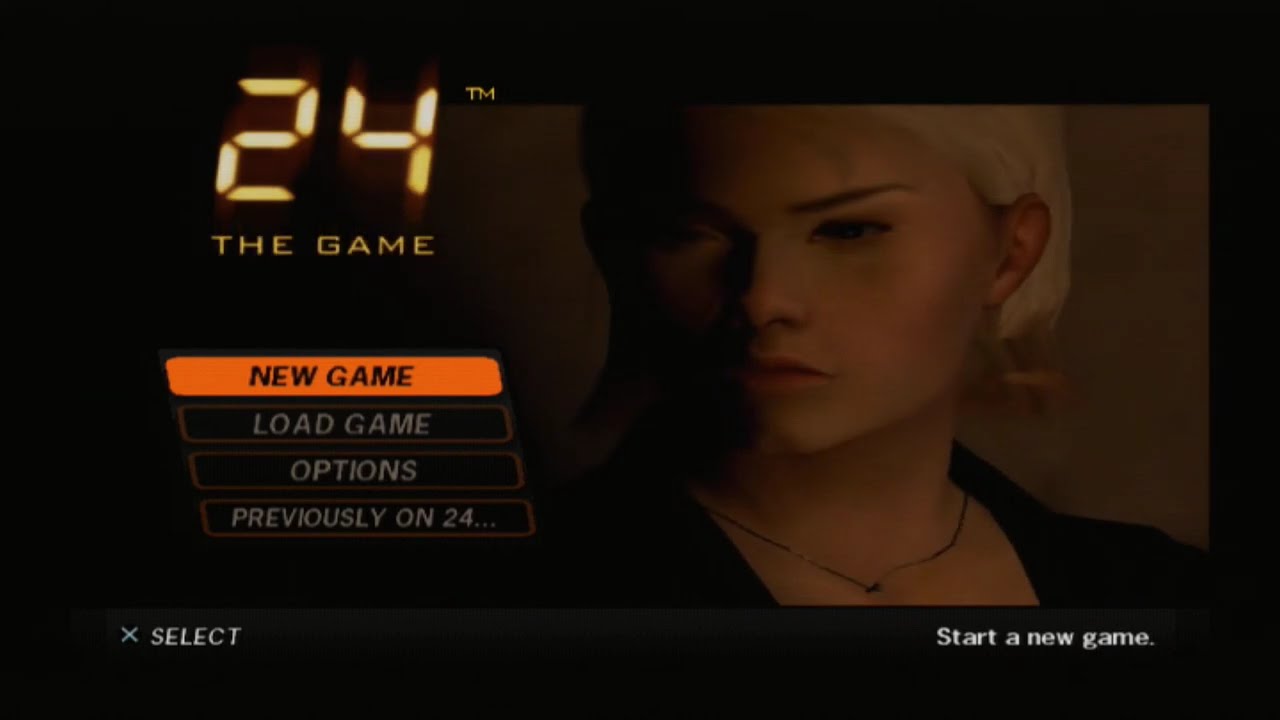 24 The Game PS2 Opening Menu Music Video - YouTube