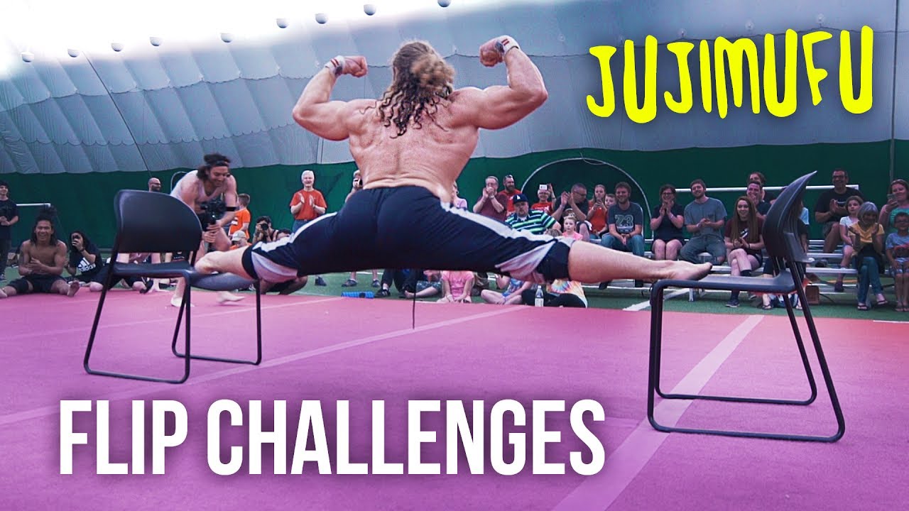 INSANE FLIP CHALLENGE ft. JUJIMUFU! - YouTube