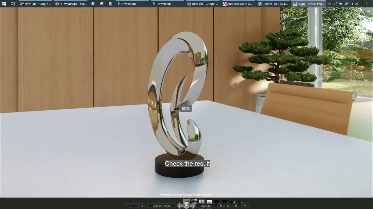Realistic Metalic Stainless Steel Material in Lumion - Beginner Tutorial - YouTube