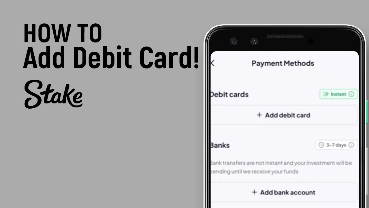 How to Add Debit Card in Stake App [easy] - YouTube