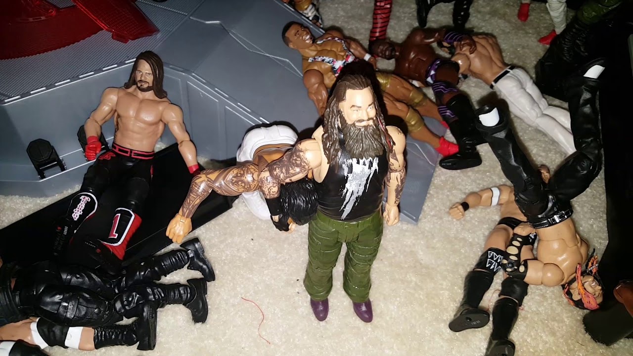 Wwe action figure setup - YouTube
