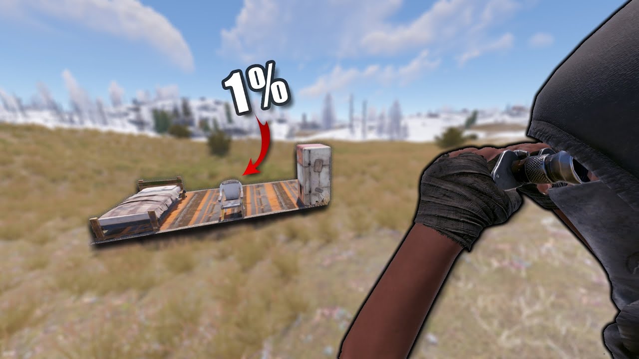 I Spent 24 HOURS Looking for RAREST Items In Rust - YouTube