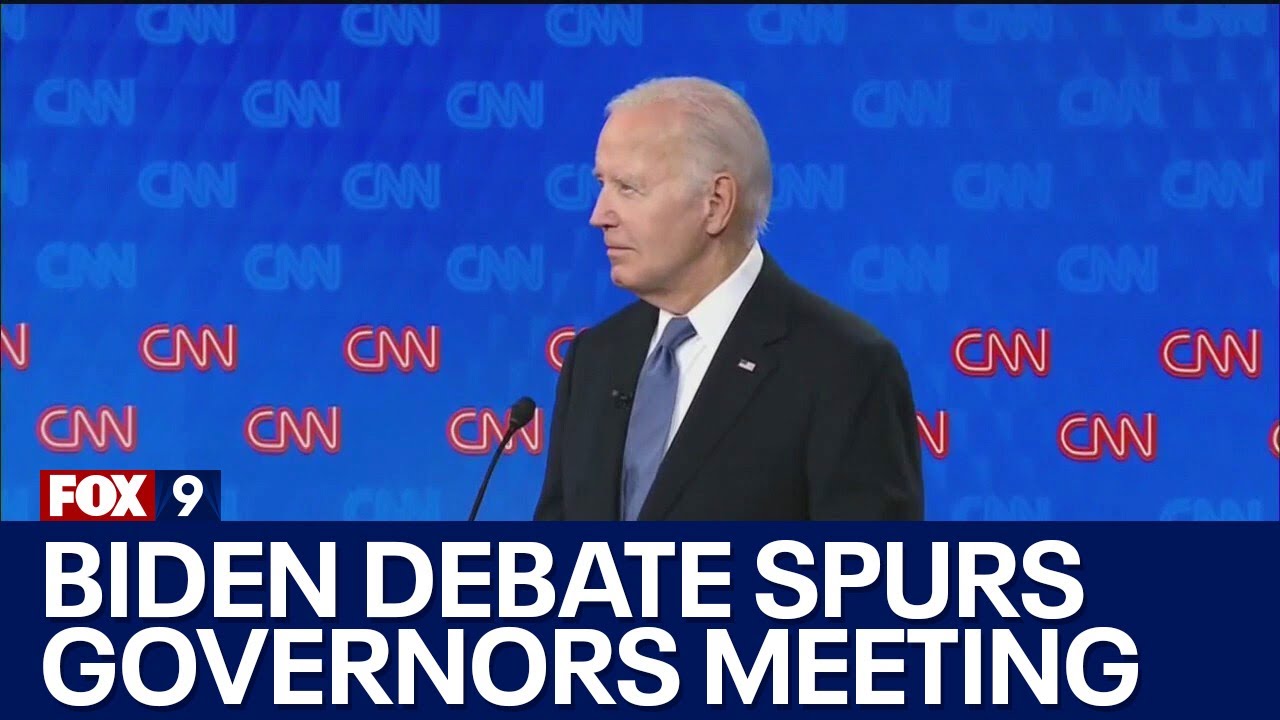 Dem governors convene with Biden following debate performance - YouTube
