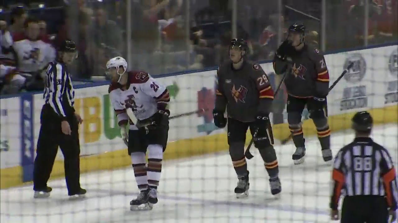 Adam Ruzicka 9th goal in season Stockton Heat (AHL) 19/20 - YouTube