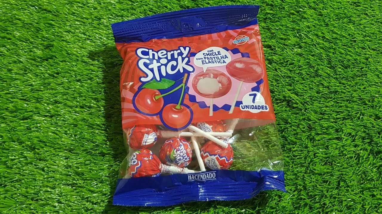SWEETS unboxing ASMR amazing Candy Cherry Stick - YouTube