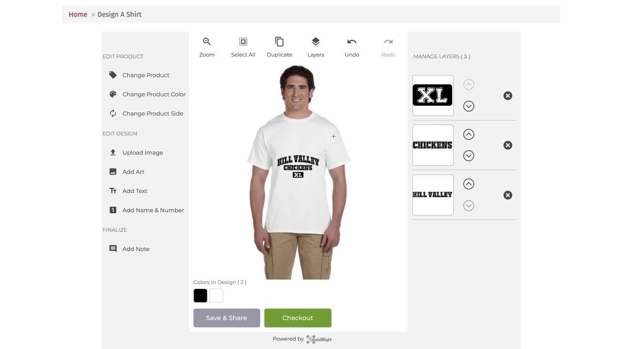 How to Add & Edit Text on Faux Pas Prints' Design Studio by Inksoft ...