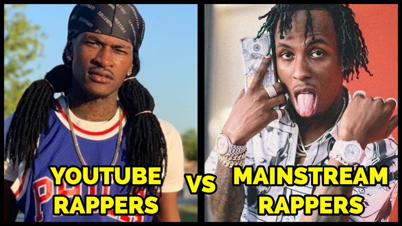 YOUTUBE RAPPERS VS MAINSTREAM RAPPERS 2020 - YouTube