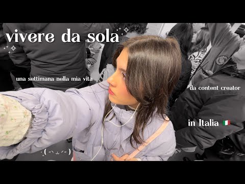 la vita di una content creator over 30 che vive da sola in Italia✧weekly vlog+ricetta pizza mamma