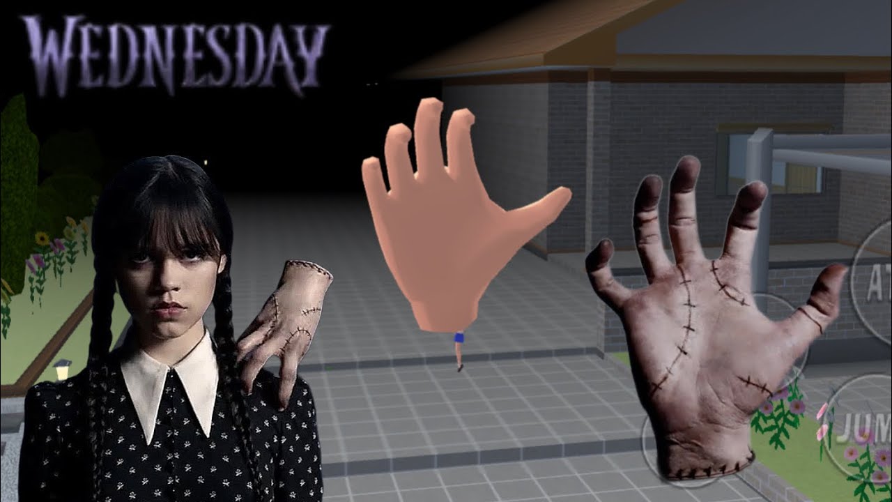 Wednesday thing creation sakura school simulator | tutorial potongan ...