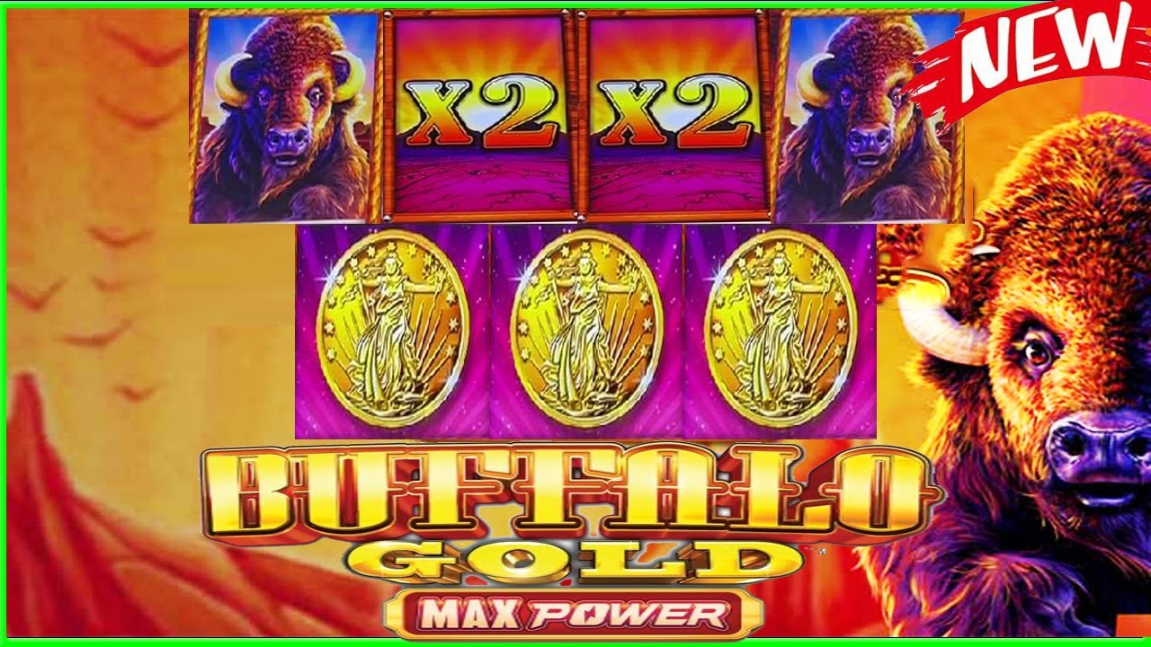 NEW BUFFALO GOLD MAX POWER SLOT MACHINE - YouTube