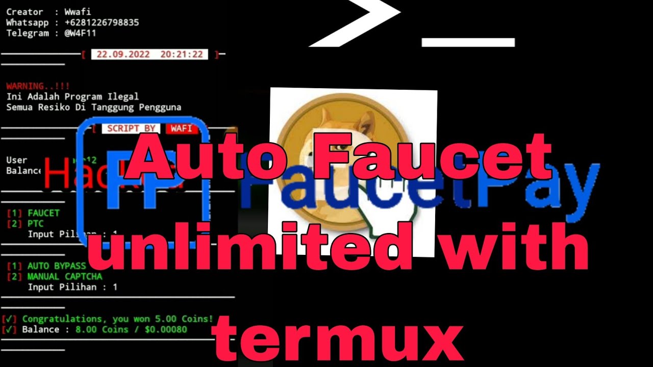 Termux new script| earn $5 trx btc auto Faucet 100% work anti captcha - YouTube