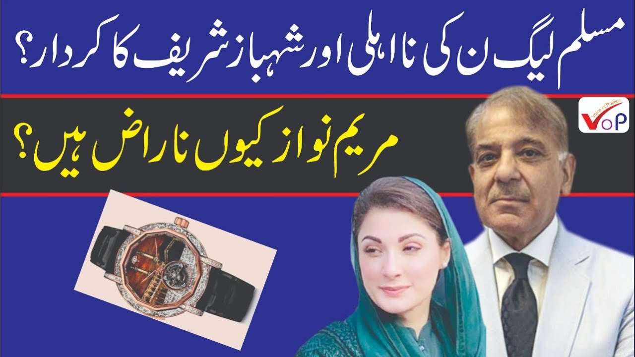 Disability of PML-N and role of Shahbaz Sharif? Why is Maryam Nawaz angry? ? - YouTube