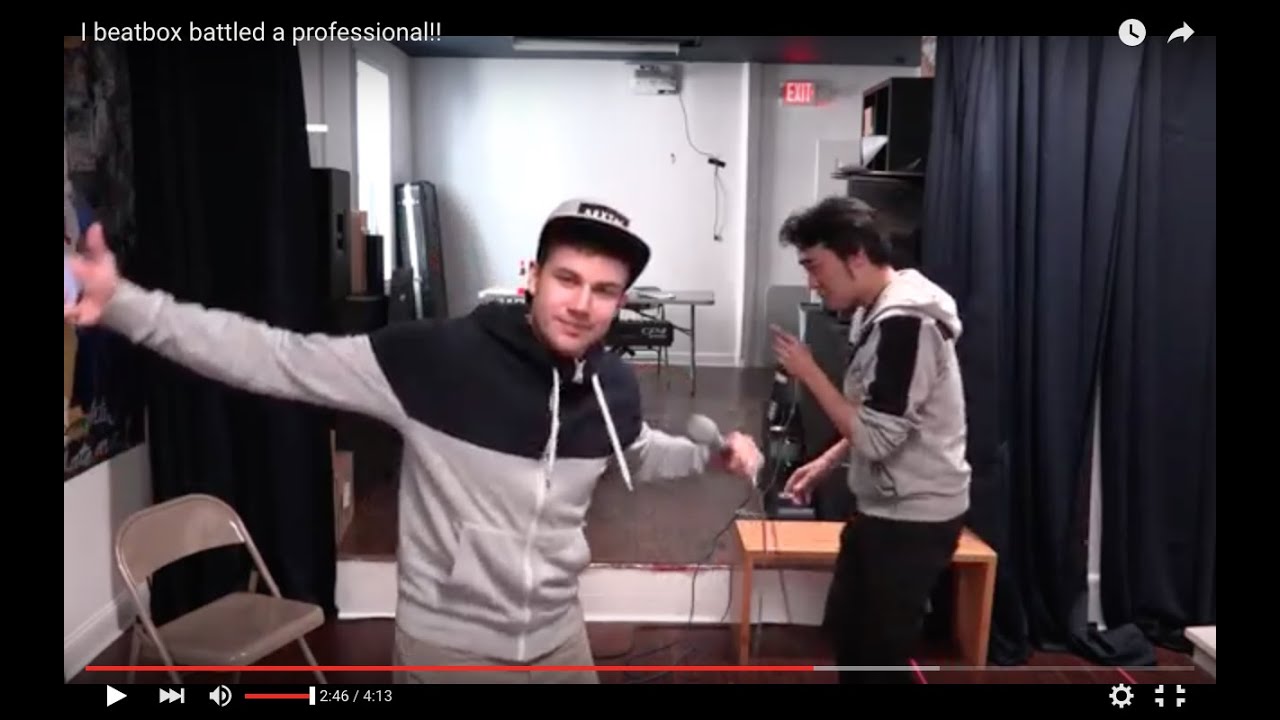 I beatbox battled a professional!! - YouTube