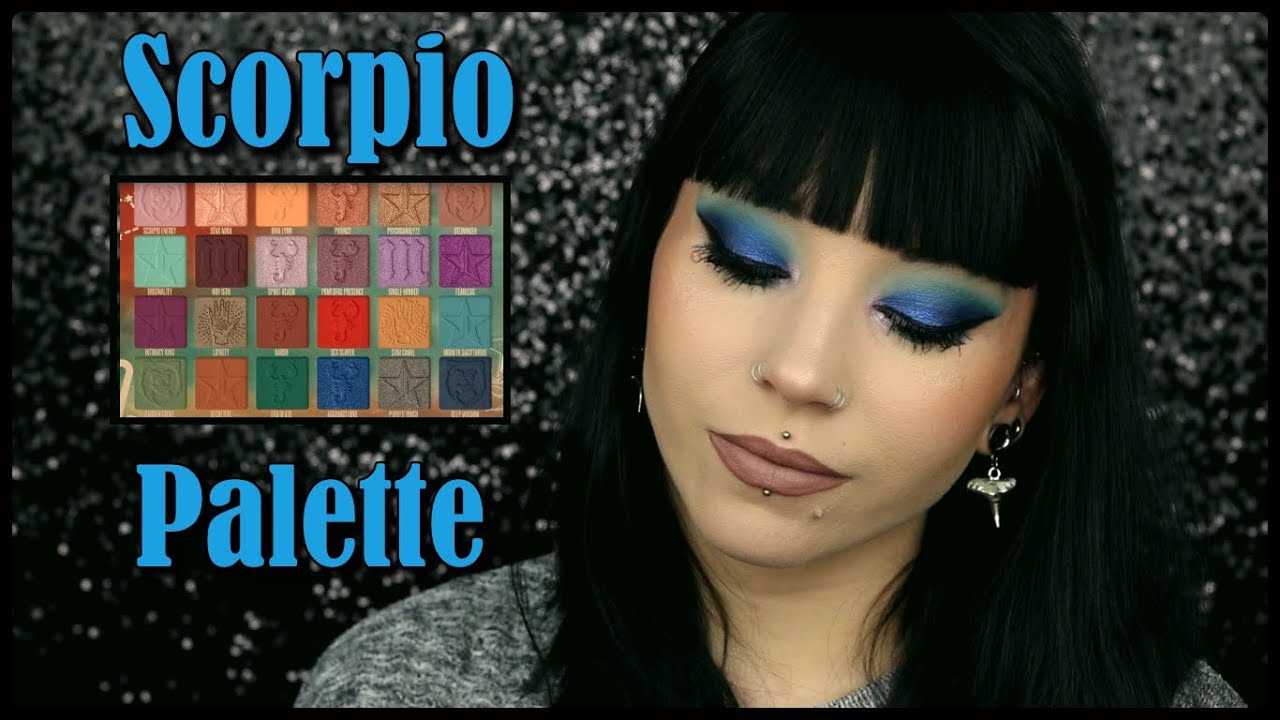 FINALLY Trying the Scorpio Makeup Palette | Jeffree Star Cosmetics ...