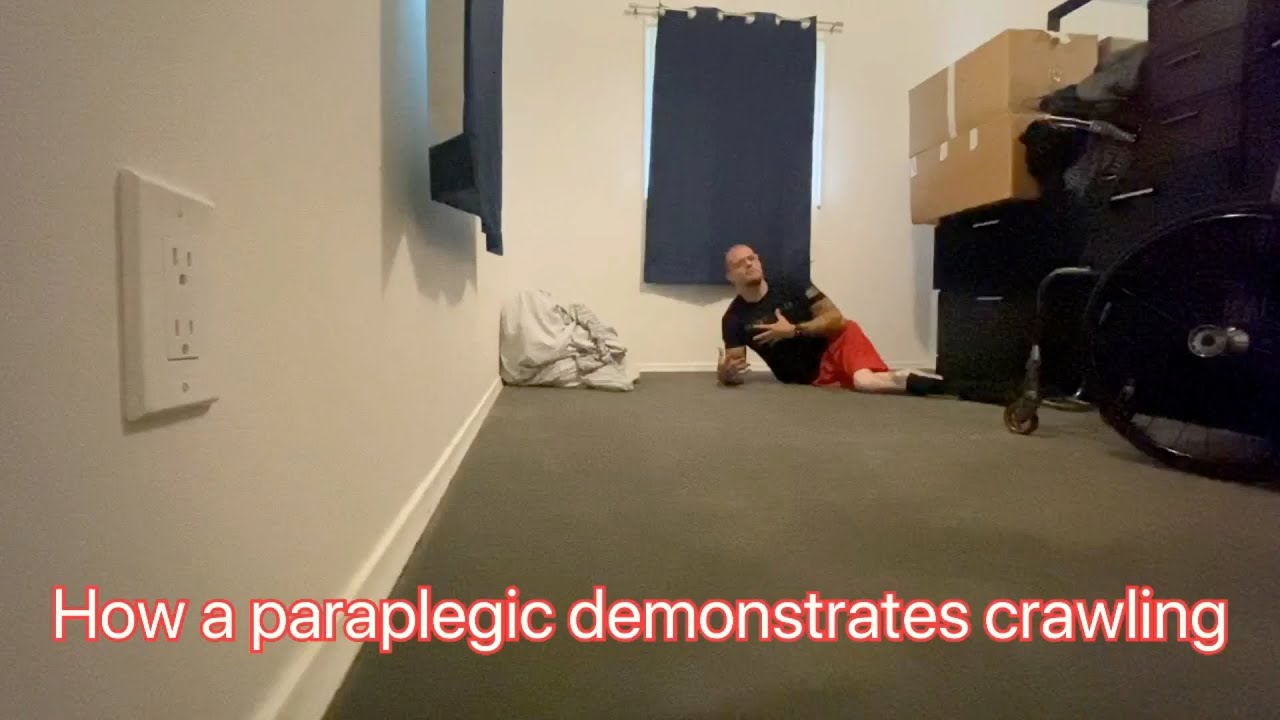 How Paraplegic demonstrates crawling “Armycrawl” - YouTube