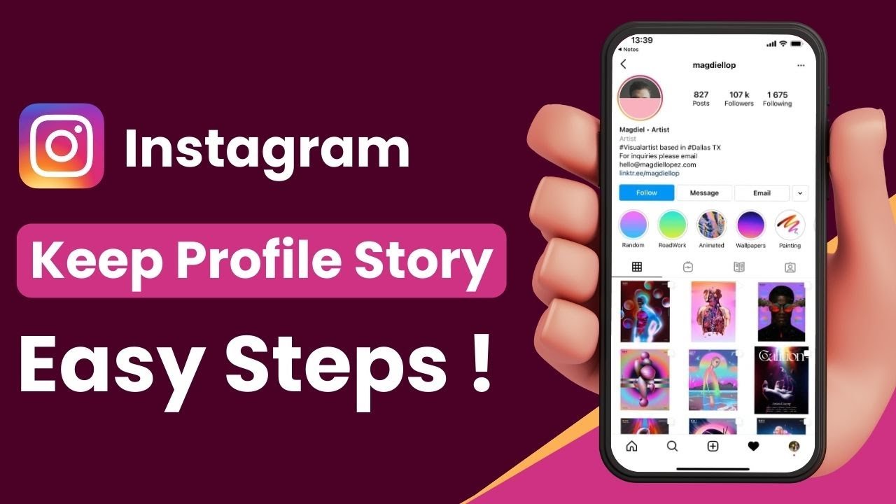 How to Keep Profile Story in Instagram ! - YouTube