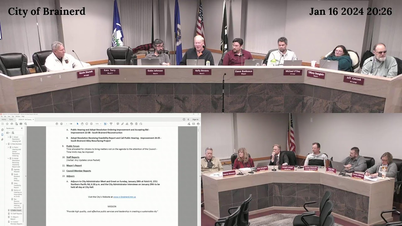 City of Brainerd - City Council - 1/16/2024 - YouTube