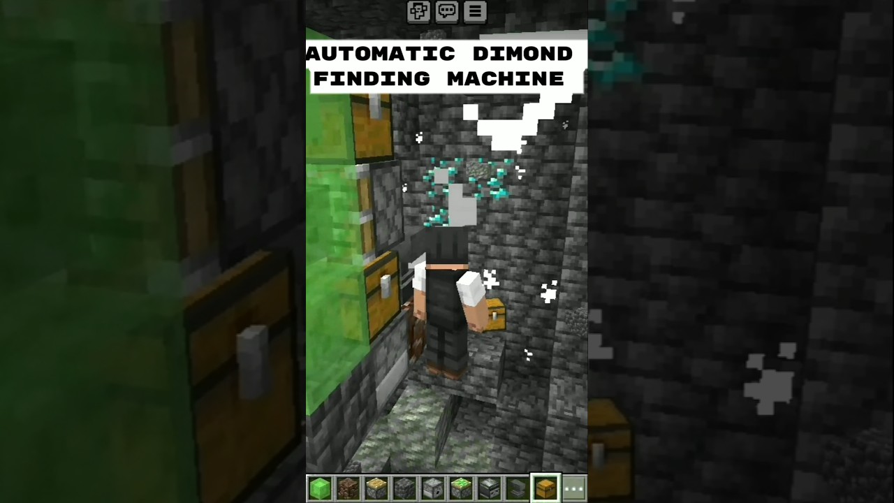 Automatic dimond finding machine☑️💯#minecraft #gaming - YouTube