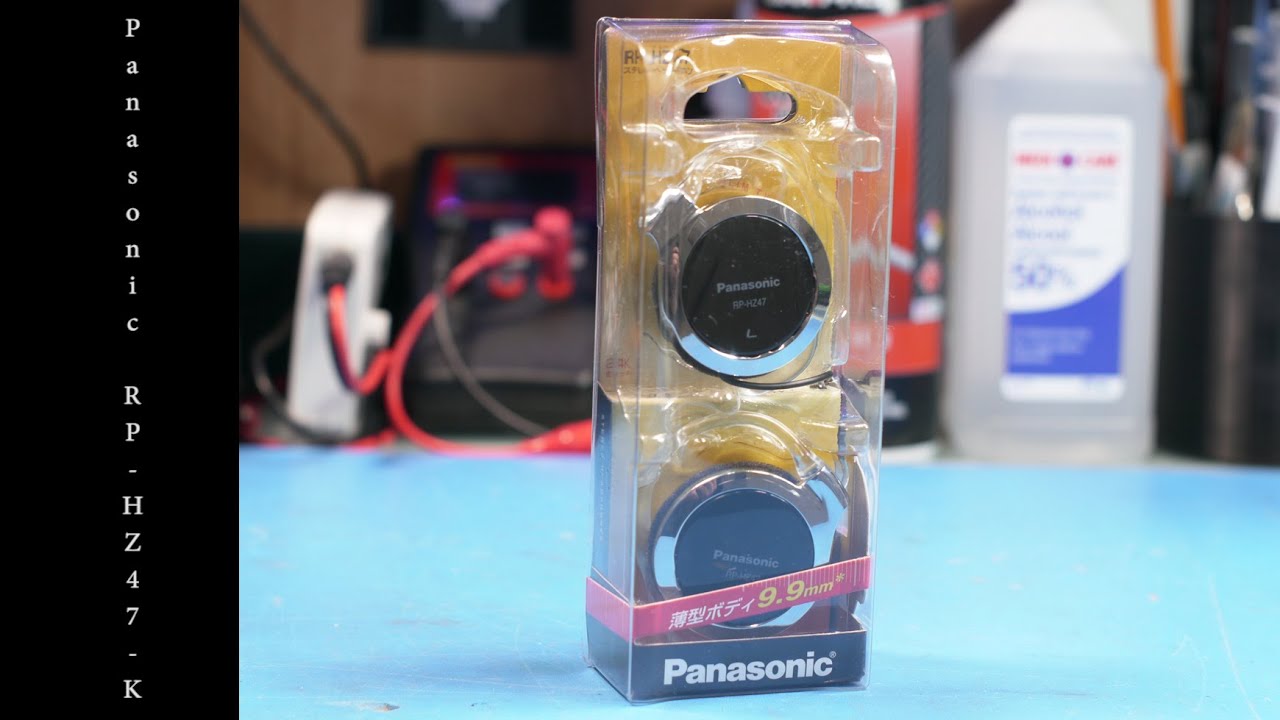 Panasonic Clip Headphone Black RP-HZ47-K.#review $headphones - YouTube