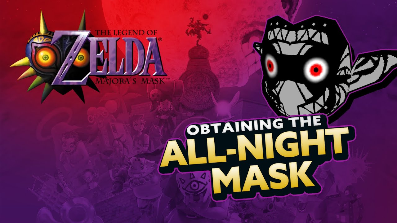 Zelda: Majora's Mask - Obtaining the All-Night Mask - YouTube