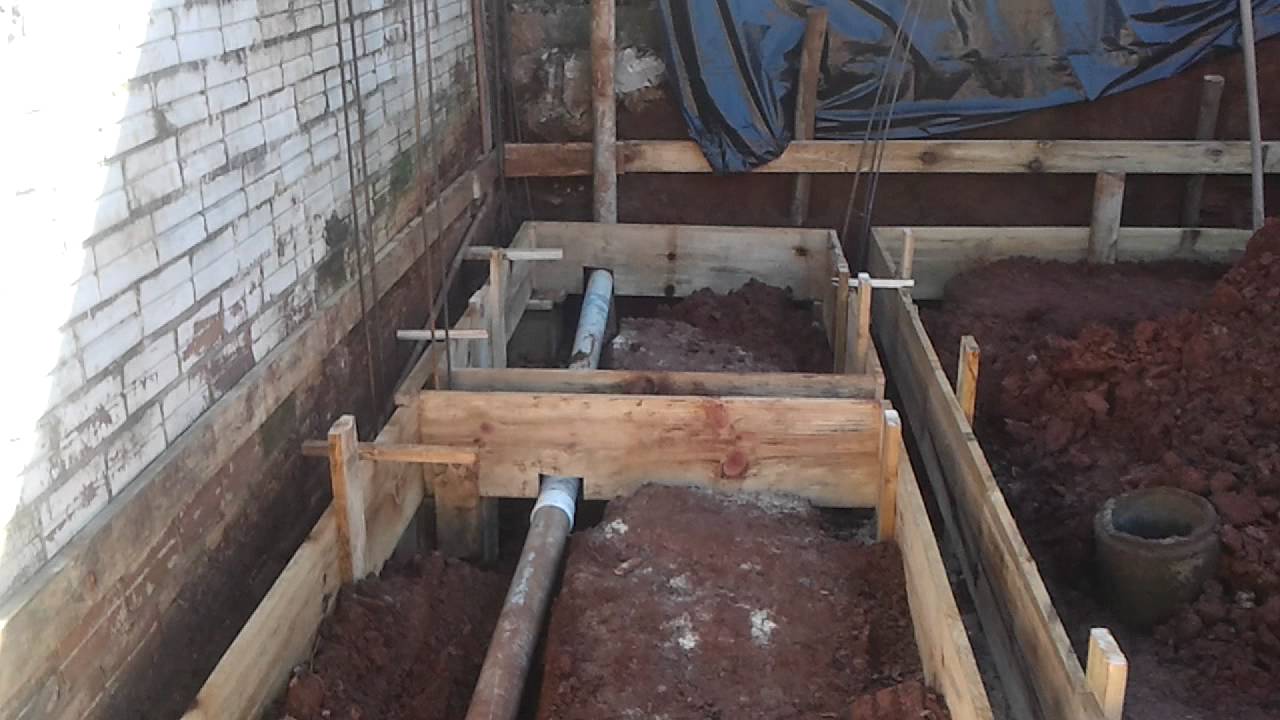 Início das Obras - Caixaria e ferragem sapatas e baldrames - YouTube