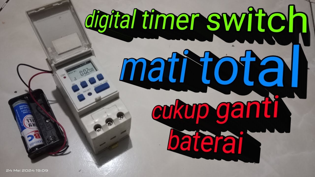 Digital timer switch mati total - YouTube