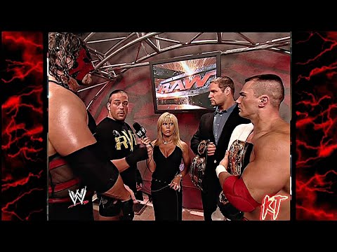 Kane, Rvd, Chief Morley & Lance Storm Backstage Segment 2003! - YouTube