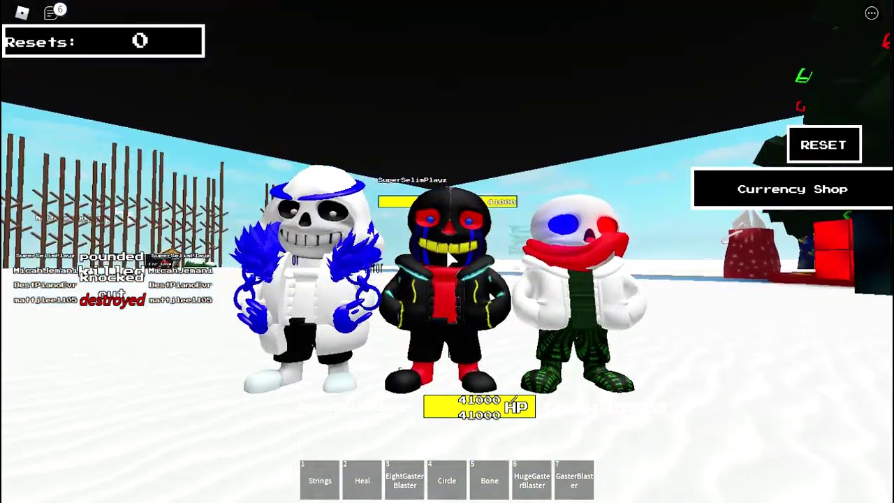 Undertale Multiverse Battles (3D Glitch Time Trio EVENT!) Showcase ...