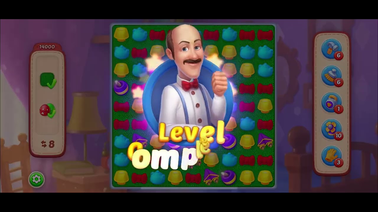 Homescapes max level? Level 14000 and home tour - YouTube