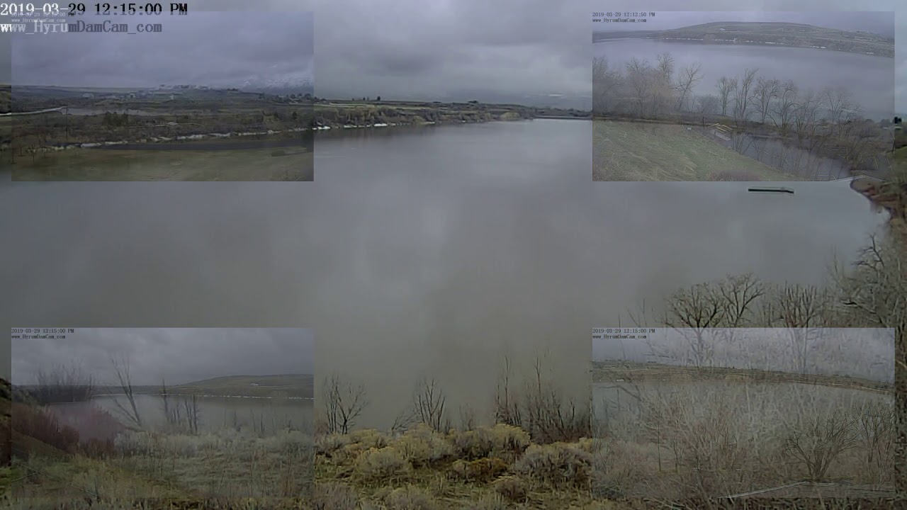 Hyrum Dam Cam 2019-03-29 All Cameras - YouTube