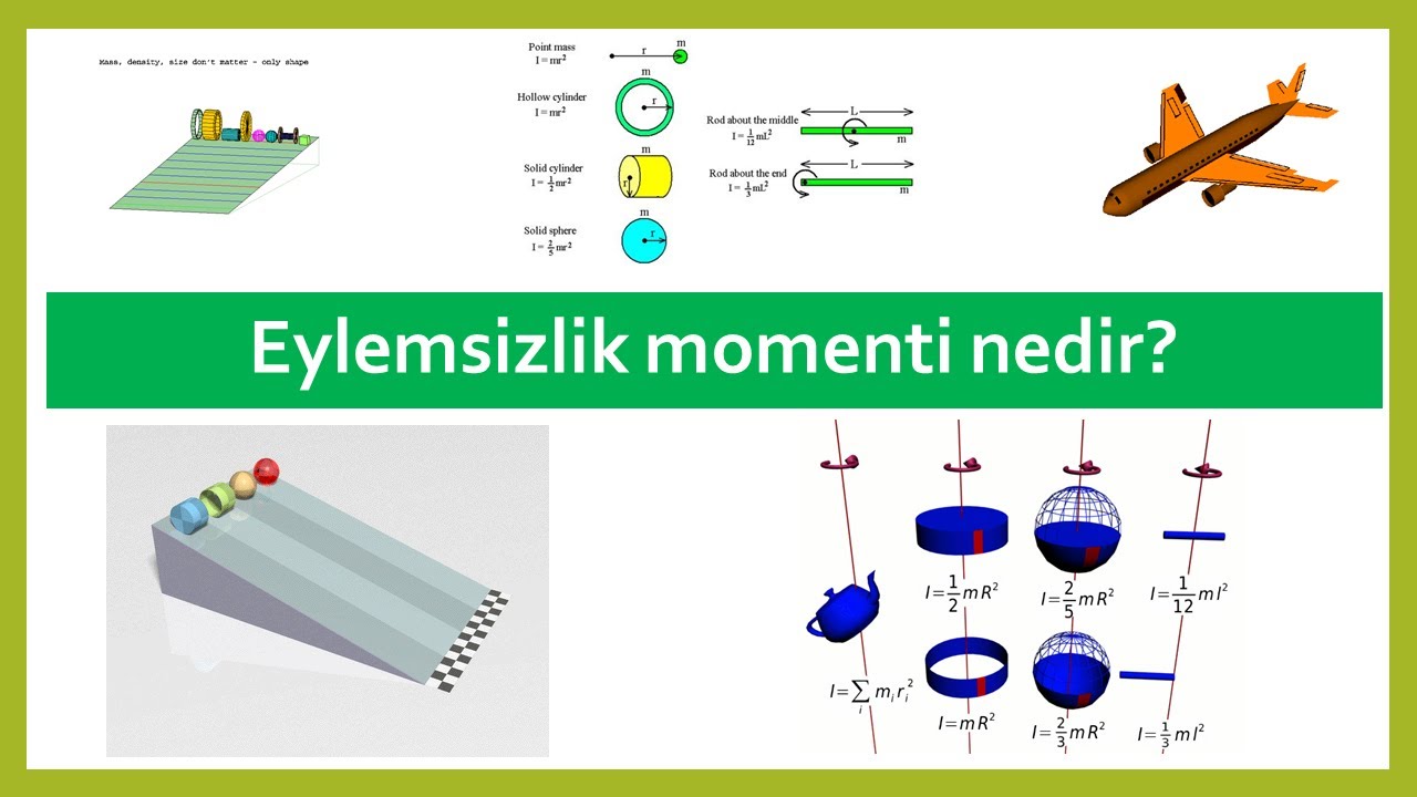 Eylemsizlik momenti ve hesabı - YouTube
