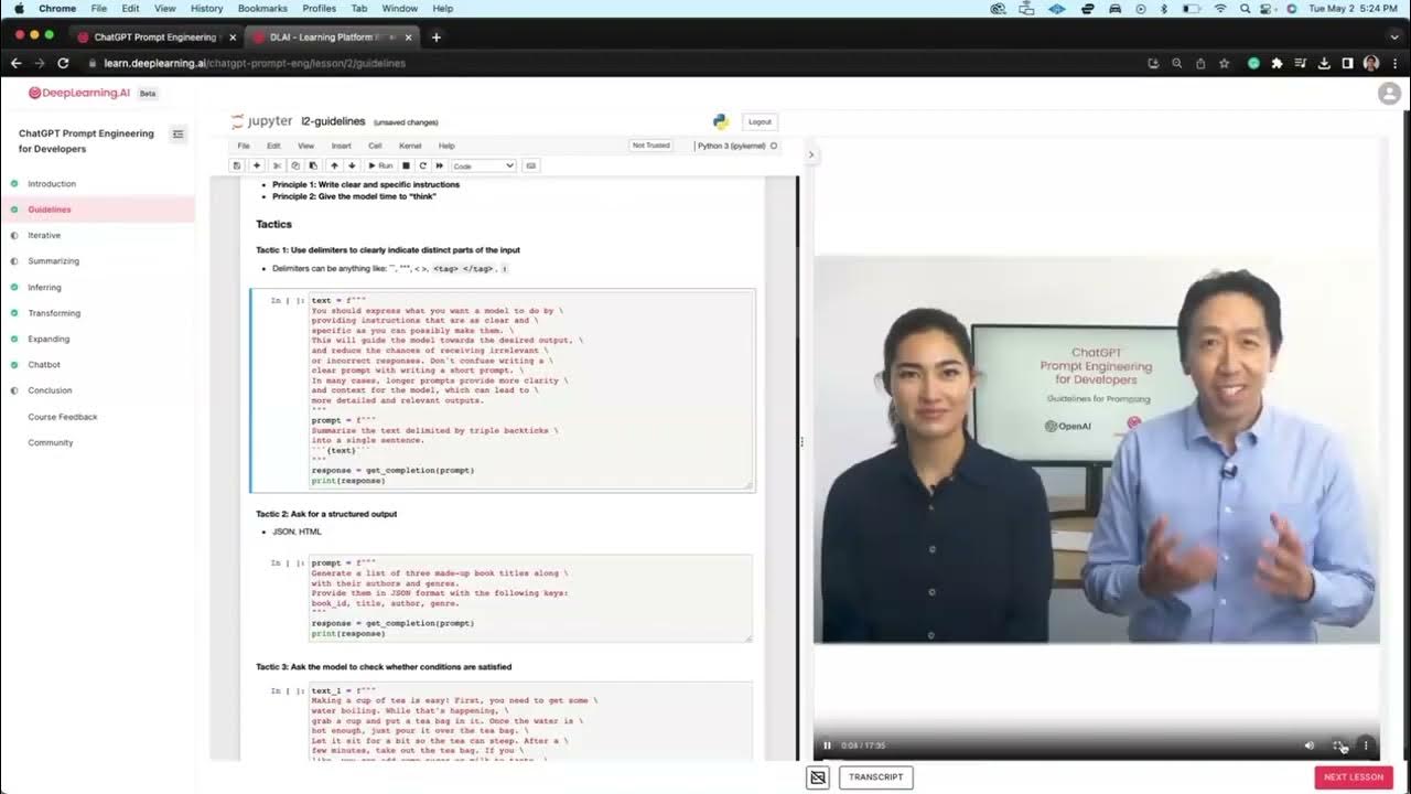 Prompt Engineering Part 2: Python and Jupyter Introduction - YouTube