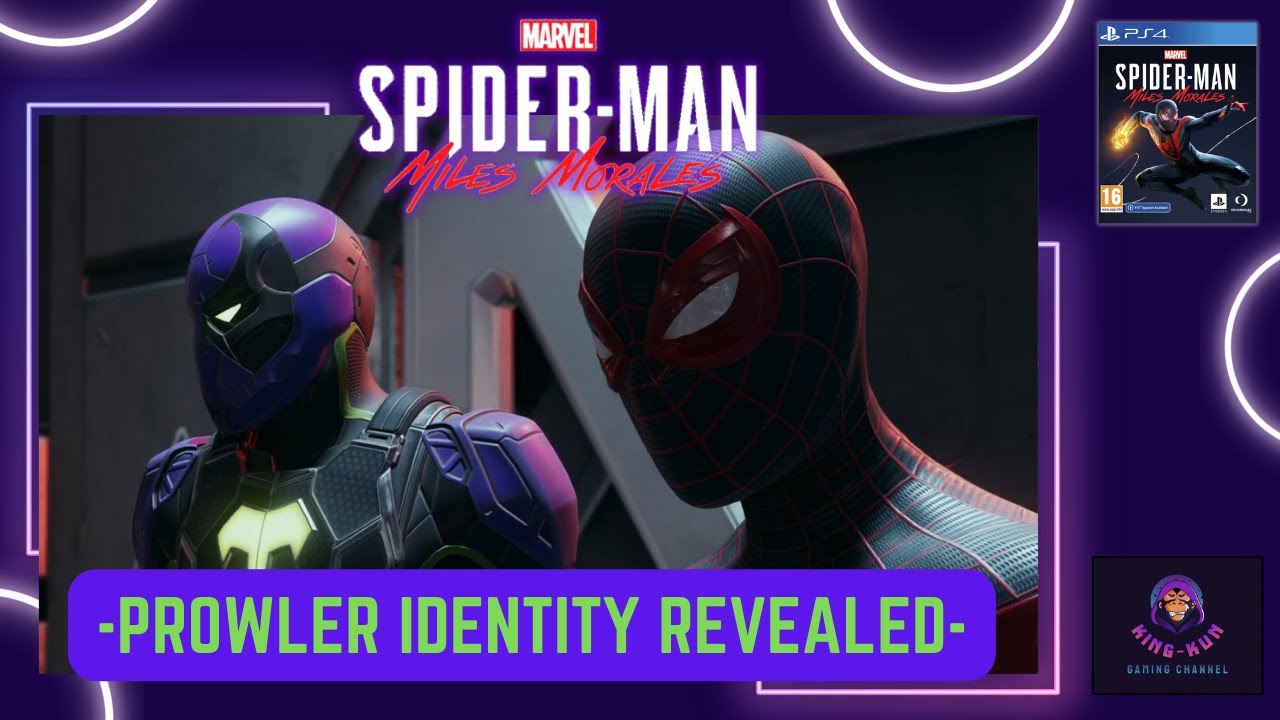 [SPOILER ALERT] PROWLER REVEAL HIMSELF [MARVEL'S SPIDERMAN : MILES ...