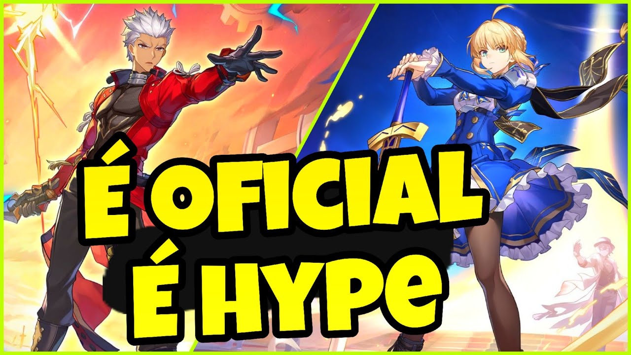 Oficial. Drip da Colab e Anúncio 5* Grátis. Fate Stay Night Colab Saber ...