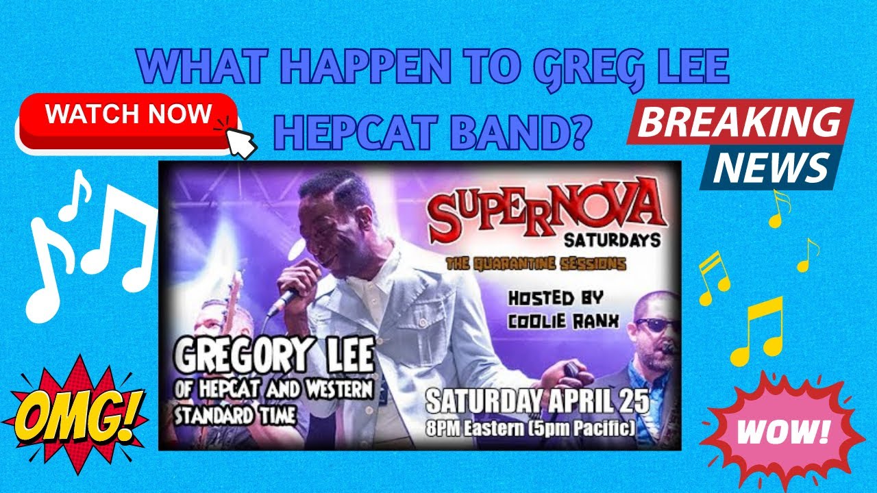 Remembering Greg Lee: A Tribute to Hepcat's Soulful Singer - YouTube