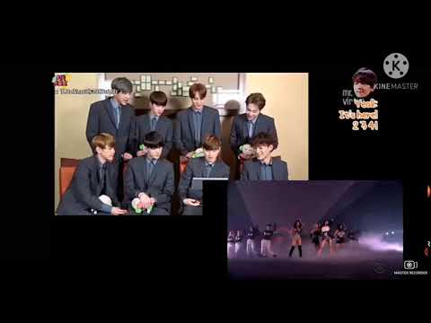 exo reacción to blackpink pretty savage the show James corden