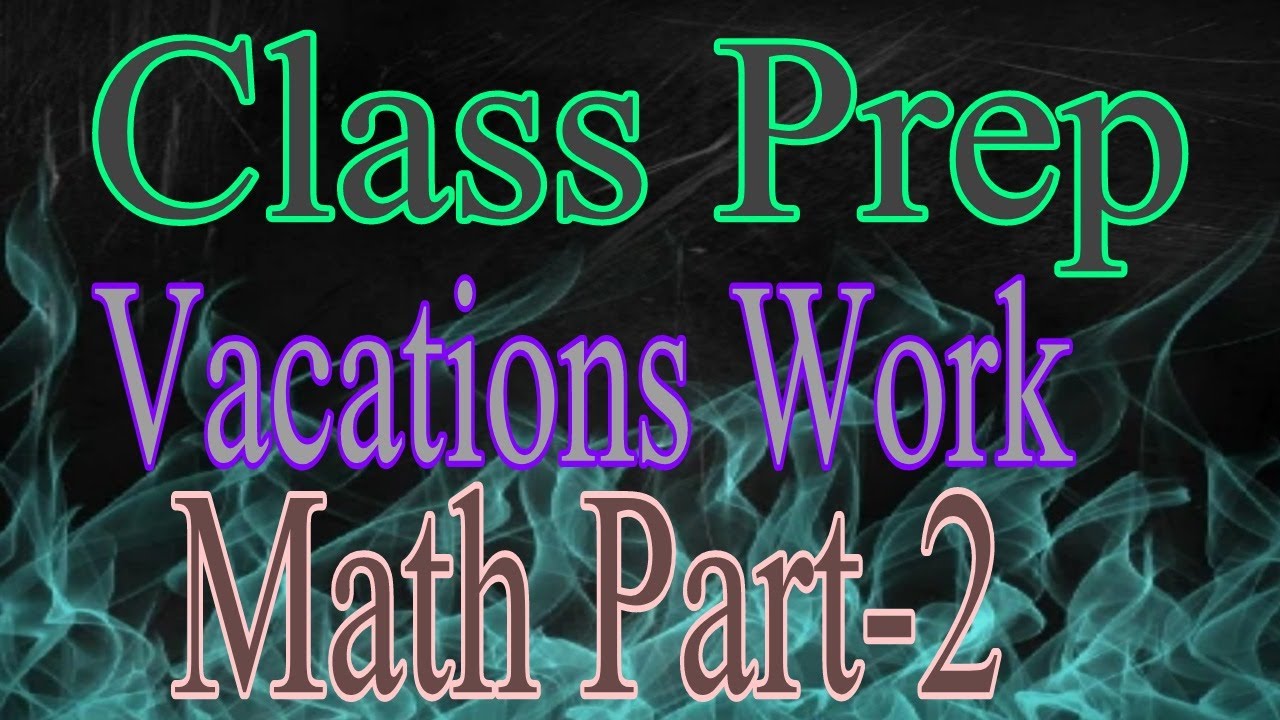 Class Prep Math Part 2|#schoolrachna - YouTube