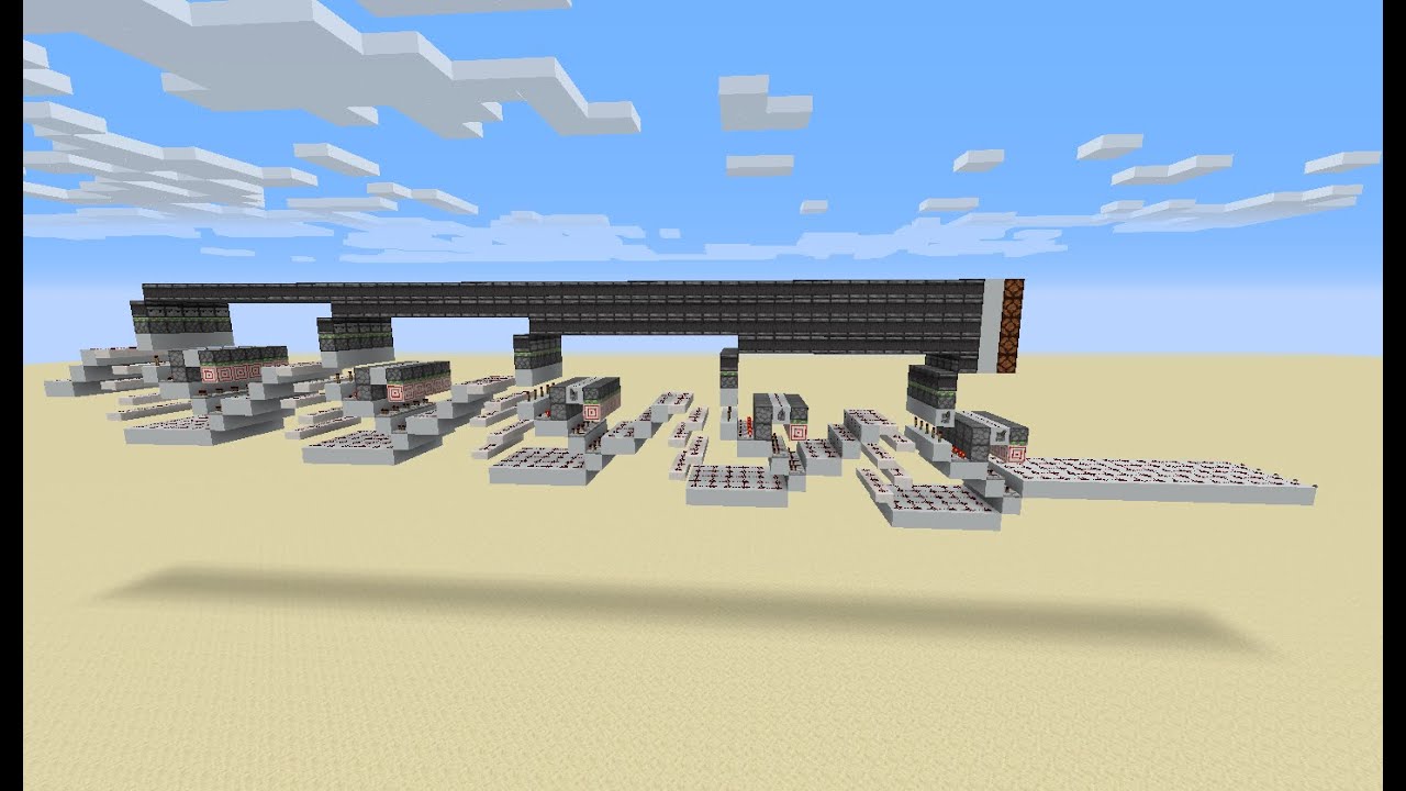 Redstone Compact Display | Redstone | Minecraft - YouTube