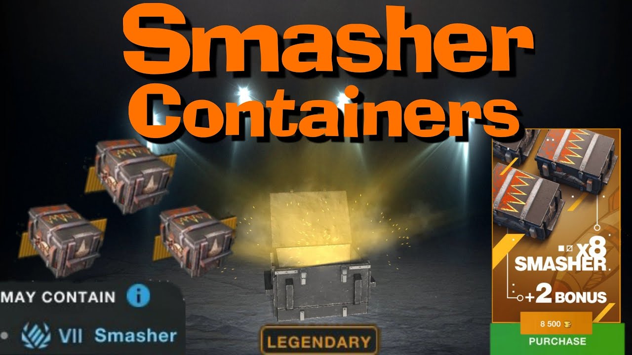 WOT Blitz Opening 10 Smasher Containers || Can I Finally Get It? - YouTube
