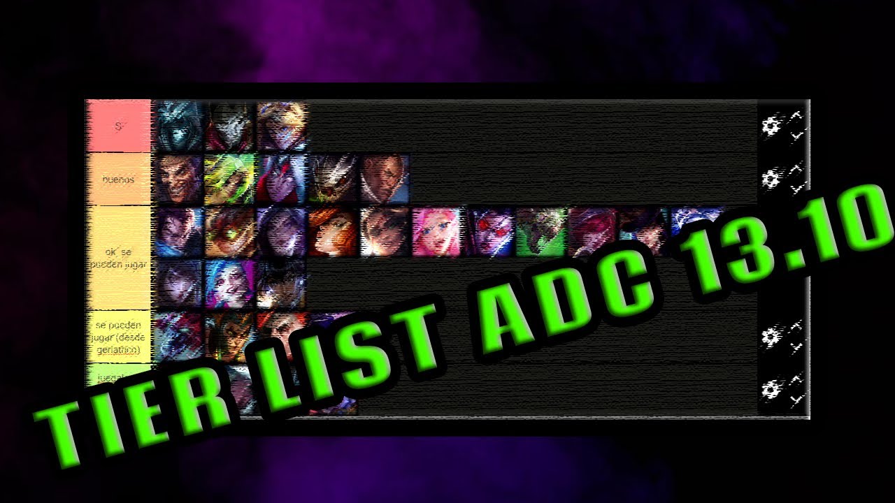 MEJORES PICKS Y CAMPEONES OP EN ADC - PARCHE 13.10 TEMPORADA 13 LEAGUE ...