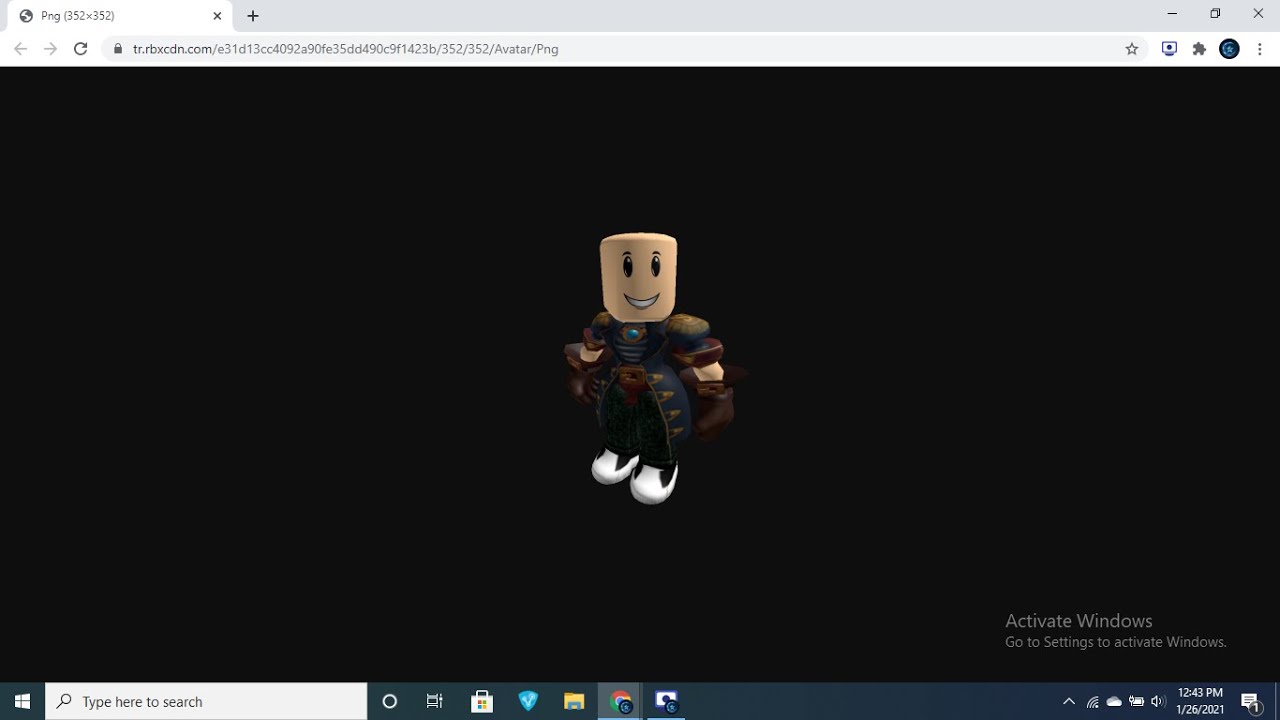 Roblox tutorial. The smallest avatar you can get in roblox without ...