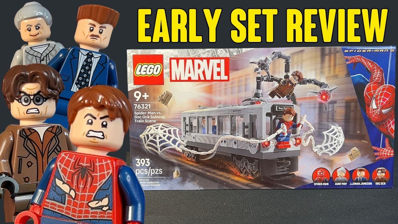 EARLY REVIEW: LEGO Spider-Man 2 "Doc Ock Subway Train Scene" (Set 76321 ...