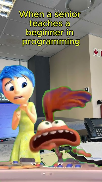 😂 Senior Teaches Beginner: Programming Gone Wrong! 💻 #DevHumor - YouTube