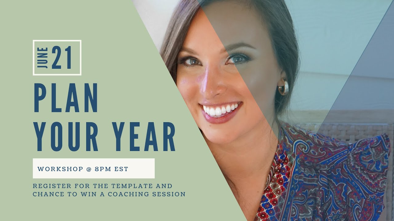 The Plan Your Year Workshop - YouTube