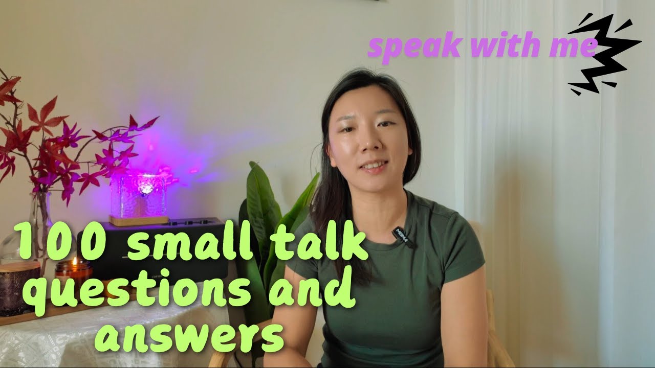 100 Fun Small Talk Questions | Intermediate Chinese Listening Challenge ...